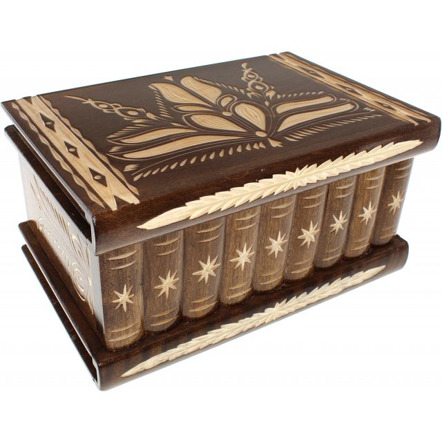 Romanian Puzzle Box - Extra Large Brown | Puzzle Boxes / Trick Boxes ...