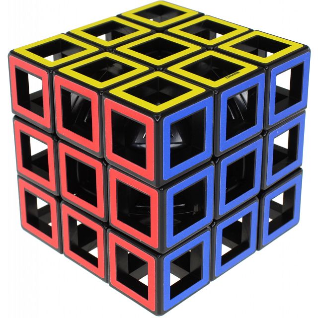 Hollow 3x3x3 Cube - Black Body | 3x3 | Puzzle Master Inc
