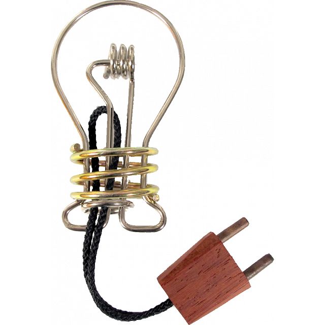 Constantin Puzzles: Metal Light Bulb | Wire Puzzles | Puzzle Master Inc