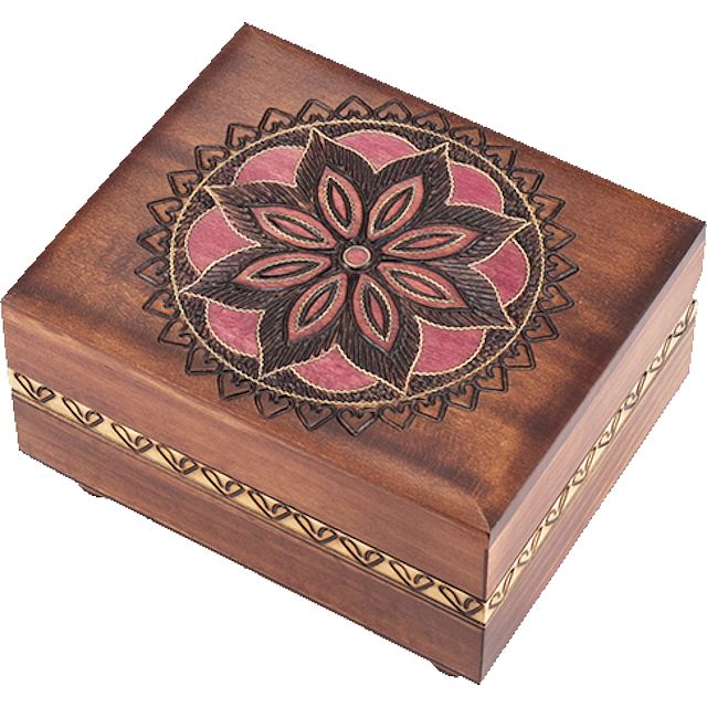 Floral Pattern #2 Puzzle Box | Puzzle Boxes / Trick Boxes | Puzzle ...