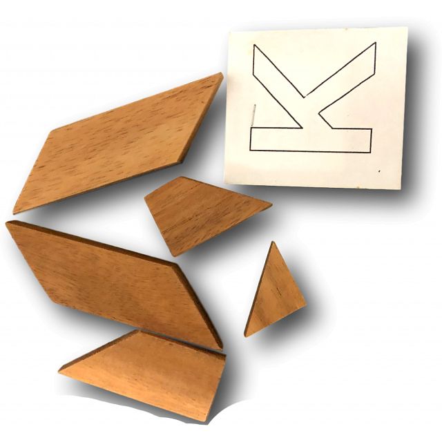 Letter K | Tangram Puzzles | Puzzle Master Inc