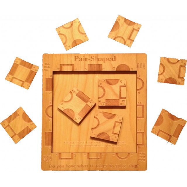 Pair-Shaped | More Wood Puzzles | Puzzle Master Inc