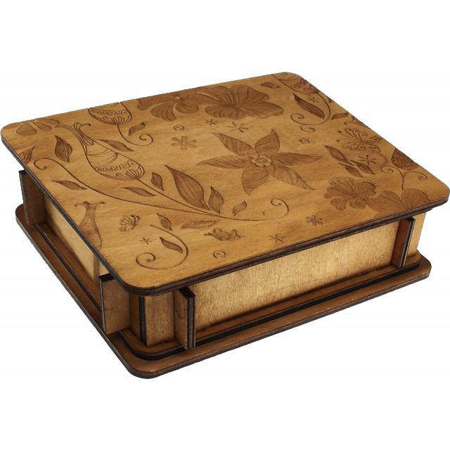 Button Puzzle Box | Wooden Puzzle Boxes | Puzzle Master Inc