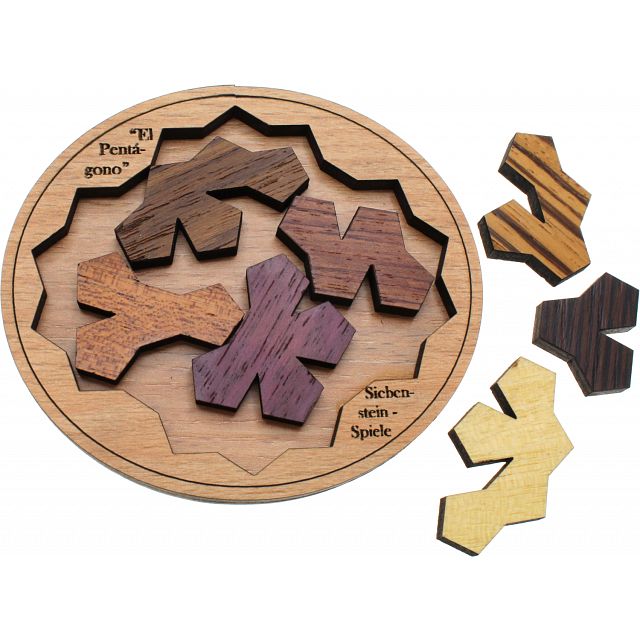 El Pentágono | European Wood Puzzles | Puzzle Master Inc