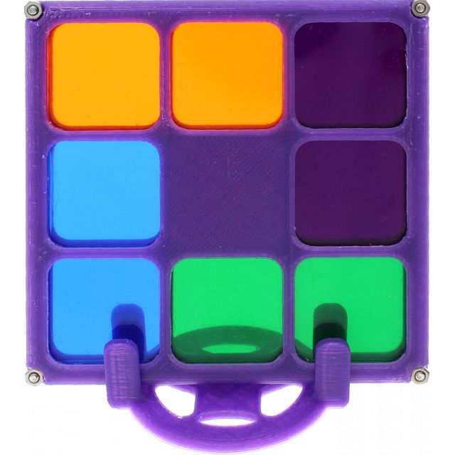 Four Color Chroma Slide Puzzle | 3D Printed Puzzles | Puzzle Master Inc