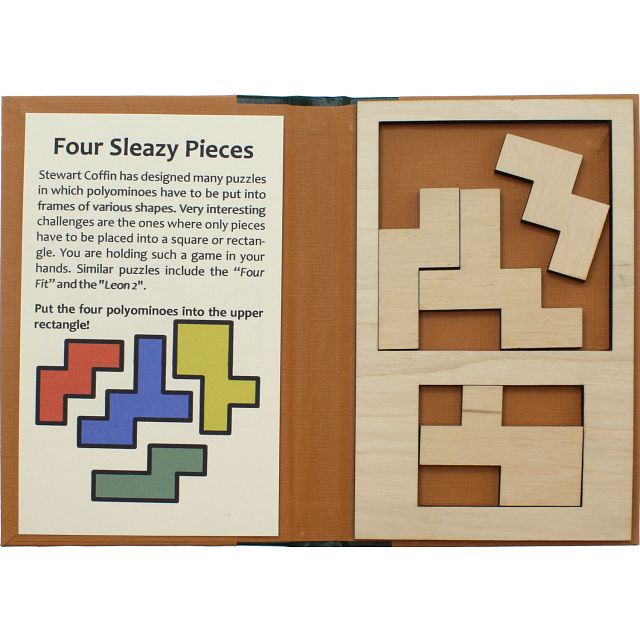 Puzzle Booklet - Four Sleazy Pieces | Peter Gál | Puzzle Master Inc