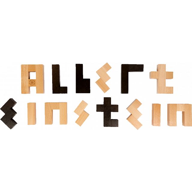 Albert Einstein's Letter Block Puzzle | Tangram Puzzles | Puzzle Master Inc