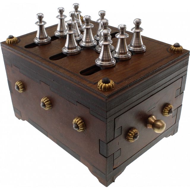 Chess Box (Schachbox) | Puzzle Boxes / Trick Boxes | Puzzle Master Inc