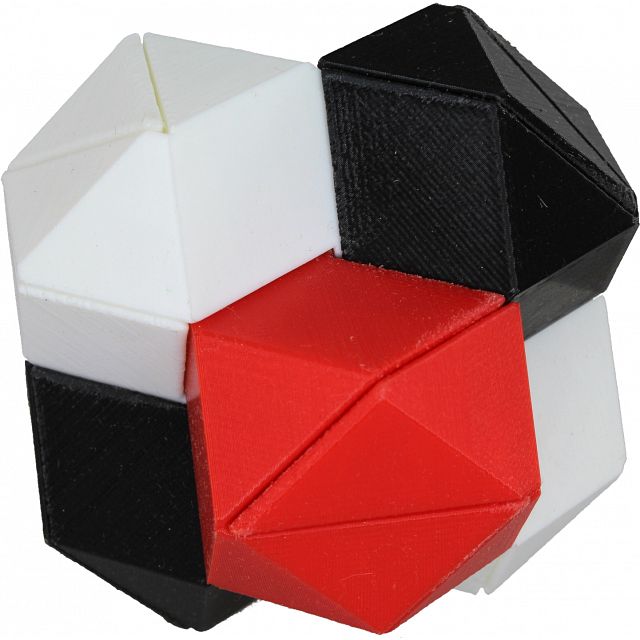 Truncated Cluster Buster | 3D Printed Puzzles | Puzzle Master Inc