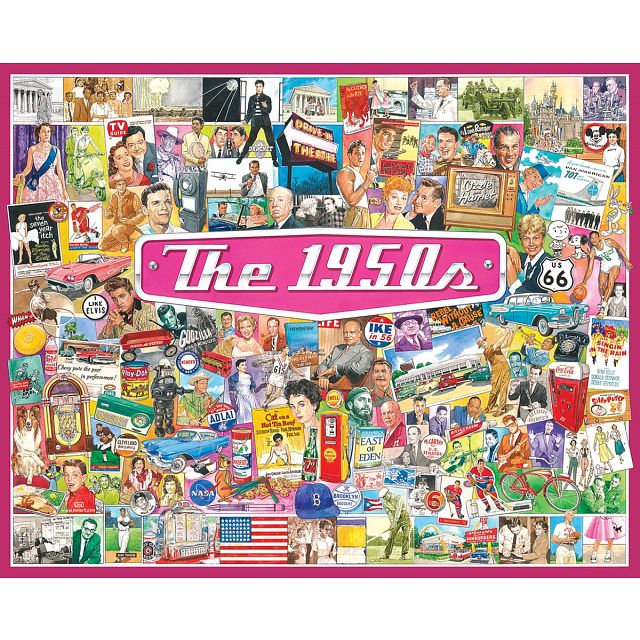 The 1950s | 1000 Pieces | Puzzle Master Inc