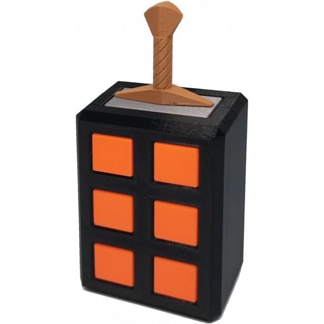 Locked Sword | 3D Printed Puzzles | Puzzle Master Inc