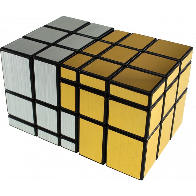 Siamese Mirror Cube - Gold and Silver Label | Other Rotational Puzzles ...