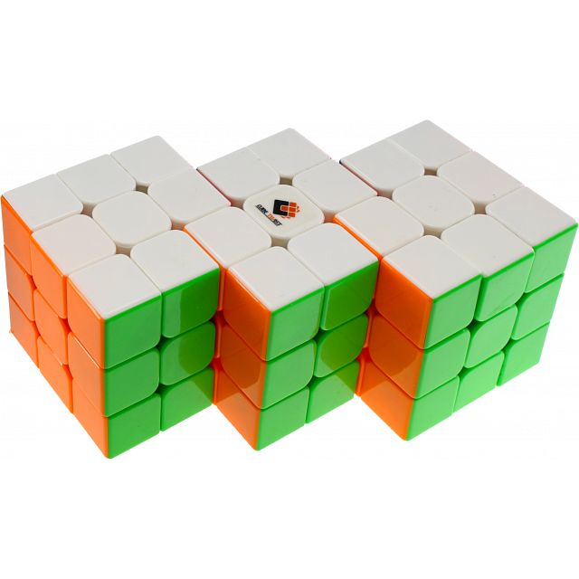 Triple 3x3 Cube II - Stickerless | Other Rotational Puzzles | Puzzle ...