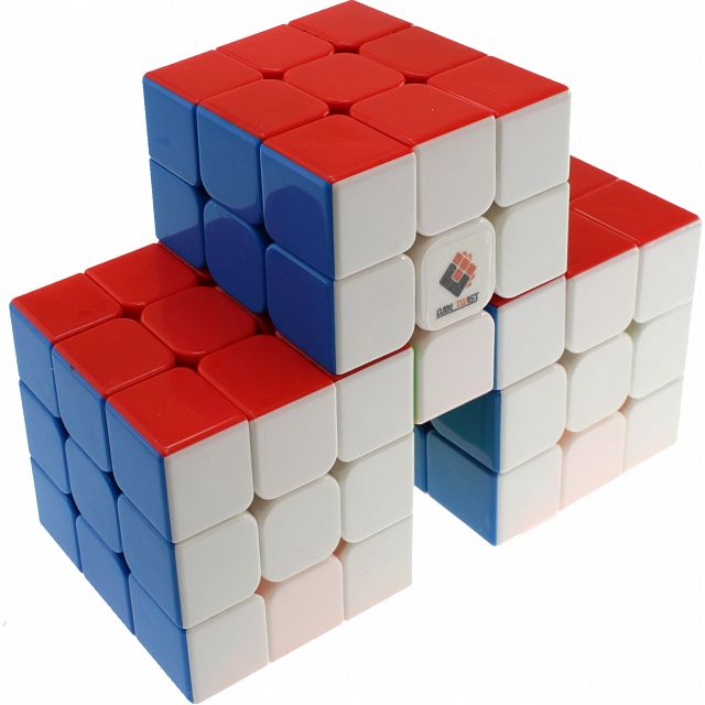 Triple 3x3 Conjoined - Stickerless | Other Rotational Puzzles | Puzzle ...
