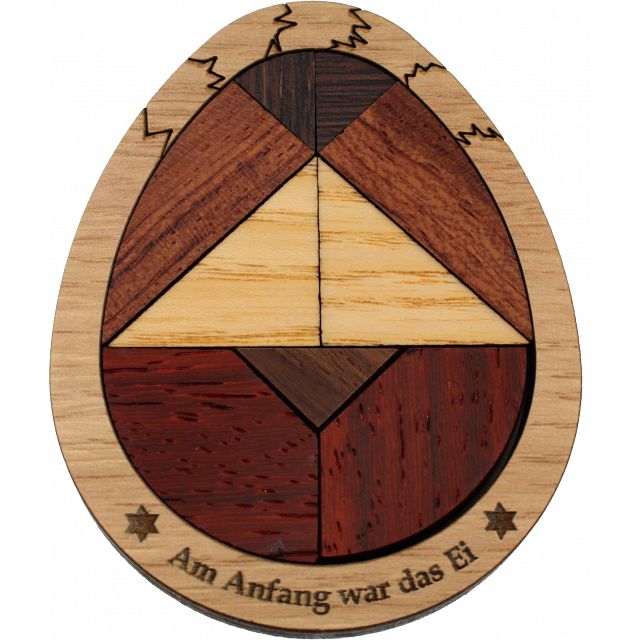 Egg Puzzle - Mini | Tangram Puzzles | Puzzle Master Inc