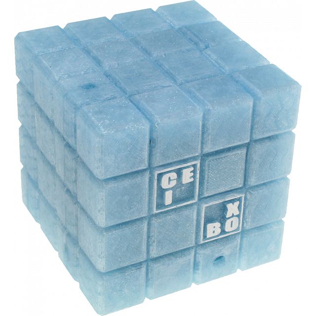 Ice Box (Blue) - Puzzle Box | 3D Printed Puzzles | Puzzle Master Inc
