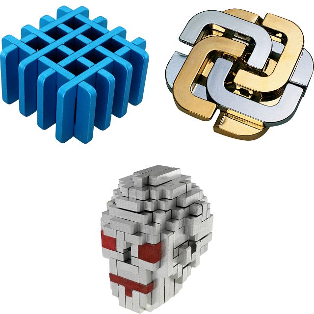 .Level 10 - a set of 3 Puzzle Master Metal Puzzles | Puzzle Master ...