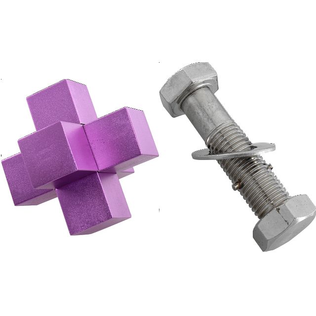 .Level 6 - a set of 2 Puzzle Master Metal Puzzles | Puzzle Master Metal ...