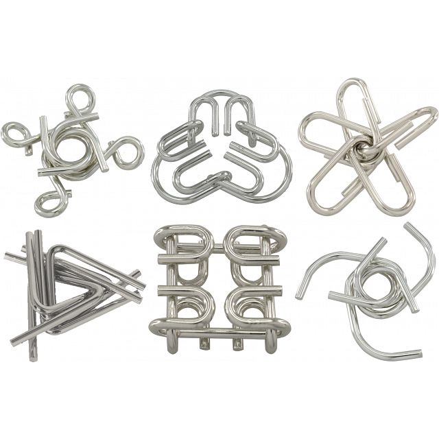 Grand Masters Wire Puzzle Series - Set of 6 puzzles | Wire Puzzles ...