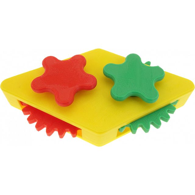 Non-Reciprocal Gears | 3D Printed Puzzles | Puzzle Master Inc