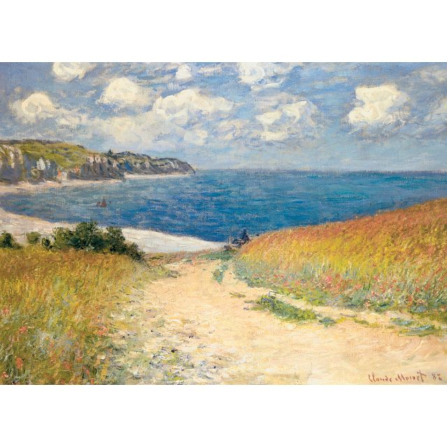 Claude Monet - Path Through The Wheat Fields | 1000 Pieces | Puzzle ...