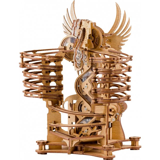 Marble Run: Dragon - Wooden DIY Kit | Wooden Models & Kits | Puzzle ...