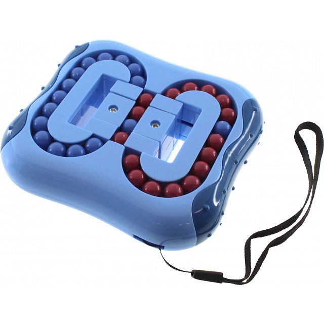 Double Side Square-Shaped Rotating 4-Color Beads Puzzle - Blue | Other ...