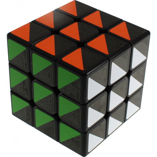 3x3x3 Triangle Cube - Black Body | 3x3 | Puzzle Master Inc