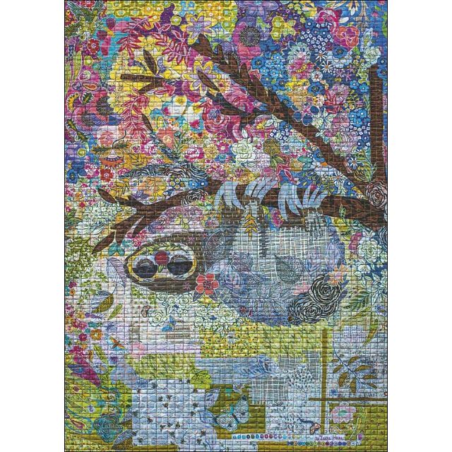 Quilt Art: Sewn Sloth | 1000 Pieces | Puzzle Master Inc