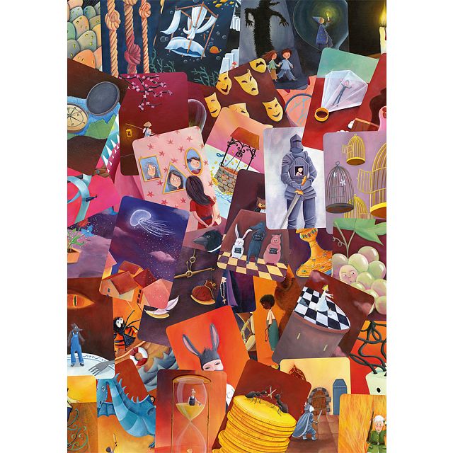 Dixit Puzzle - Red Mishmash | 1000 Pieces | Puzzle Master Inc