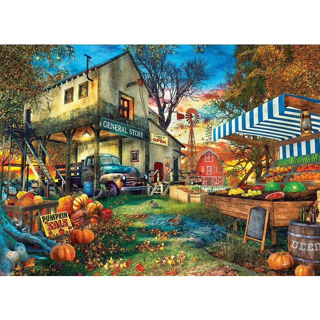 Old Country General Store - Large Piece Jigsaw Puzzle | 101-499 Pieces ...