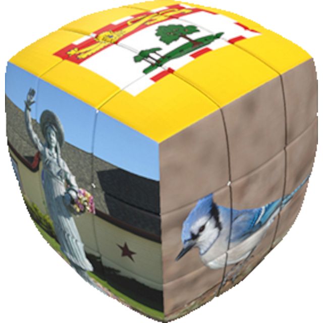 V-CUBE 3 Pillow (3x3x3): Prince Edward Island | 3x3 | Puzzle Master Inc