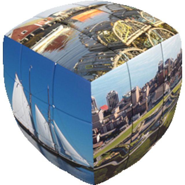 V-CUBE 3 Pillow (3x3x3): Nova Scotia | 3x3 | Puzzle Master Inc