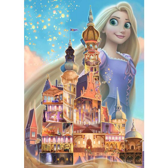 Disney Castle Collection: Rapunzel | 1000 Pieces | Puzzle Master Inc