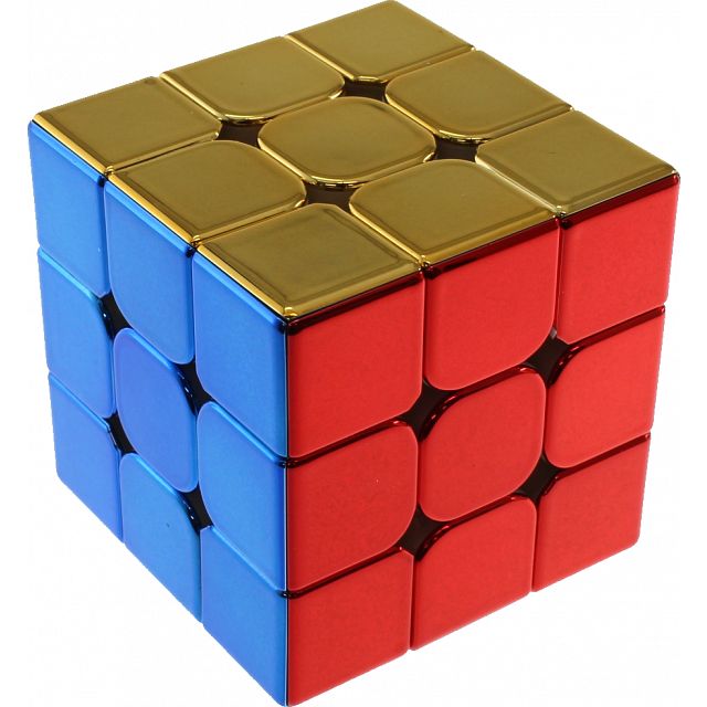 CB Electroplated Magnetic 3x3x3 Cube - Stickerless | 3x3 | Puzzle ...