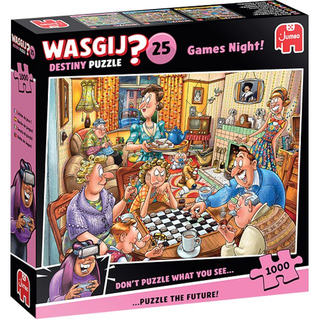 Wasgij Destiny #25: Games Night! | Wasgij | Puzzle Master Inc