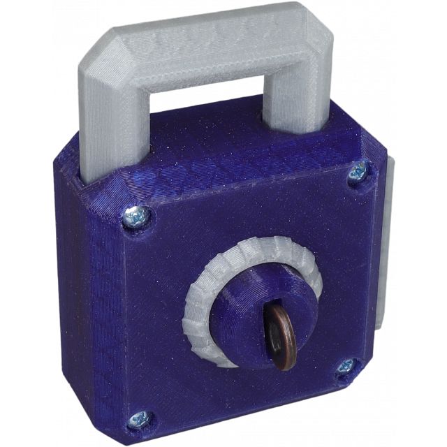 Dial It In Lock - Purple and Silver | Puzzle Locks | Puzzle Master Inc