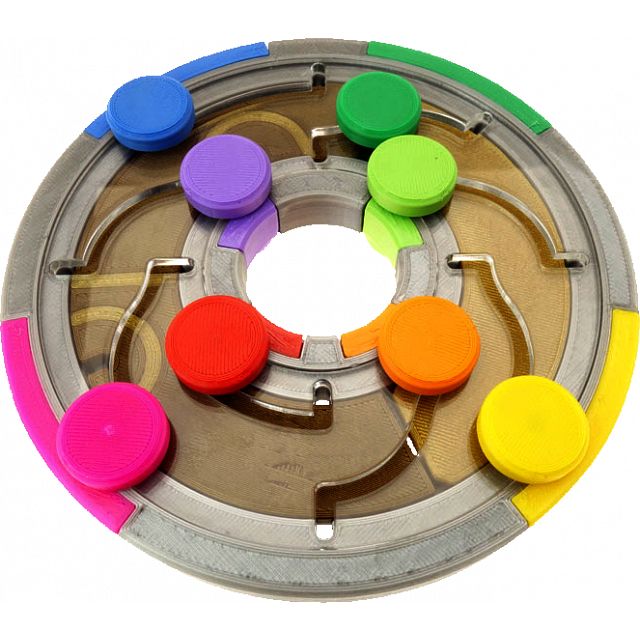 Binary Disk | 3D Printed Puzzles | Puzzle Master Inc