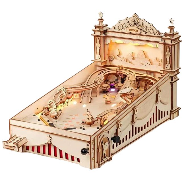 ROKR Wooden Mechanical Models - 3D Pinball | Wooden Models & Kits ...