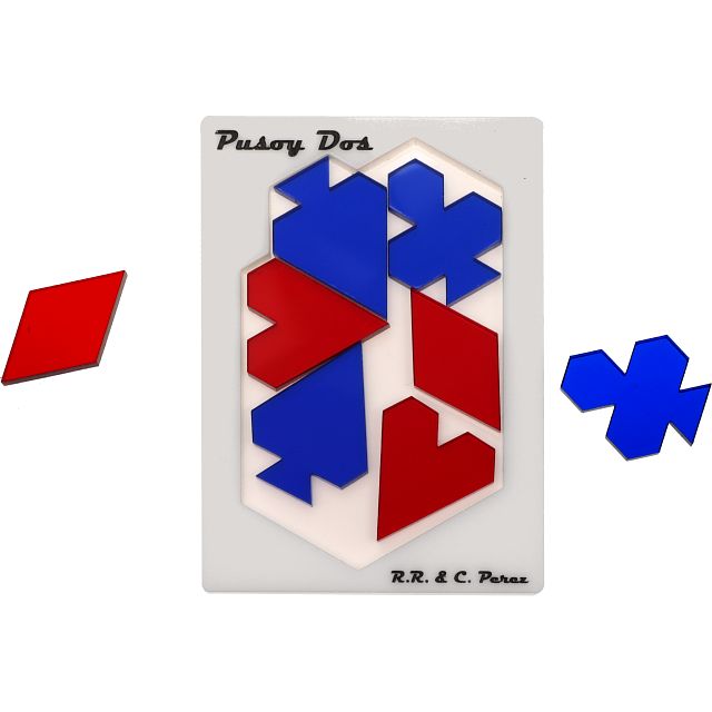 Pusoy Dos - Acrylic Packing Puzzle | Rex Rossano Perez | Puzzle Master Inc
