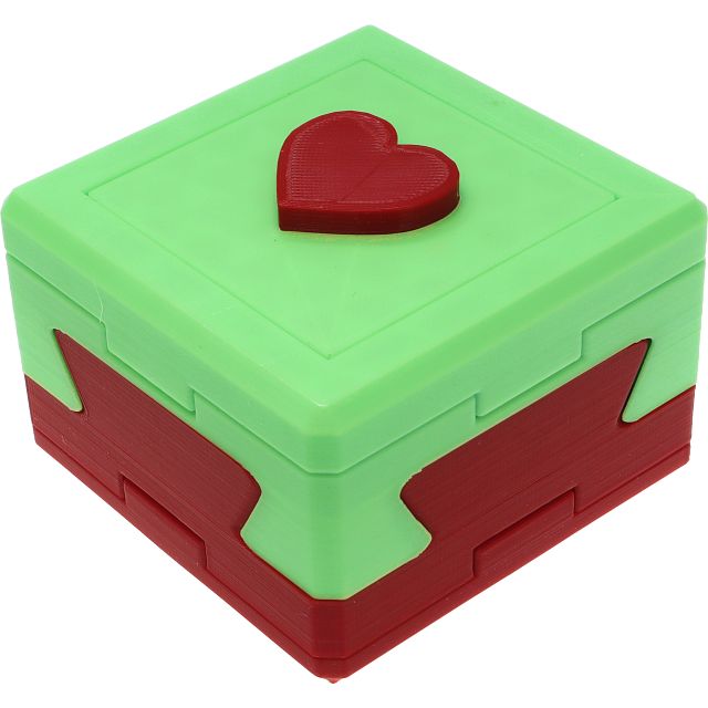 Cross My Heart - Puzzle Box | 3D Printed Puzzles | Puzzle Master Inc