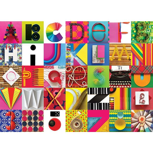 Found Alphabet | 1000 Pieces | Puzzle Master Inc
