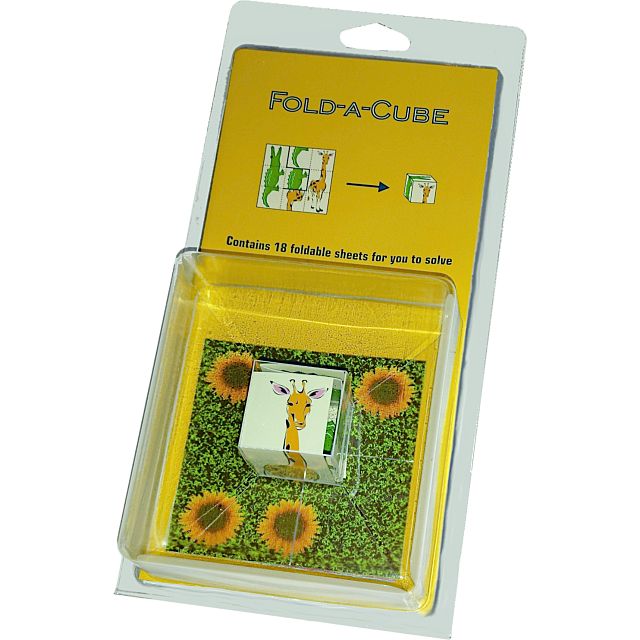 Fold-A-Cube - 18 Foldable Sheets | Paper Puzzles | Puzzle Master Inc