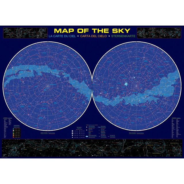 Map of the Sky | 1000 Pieces | Puzzle Master Inc