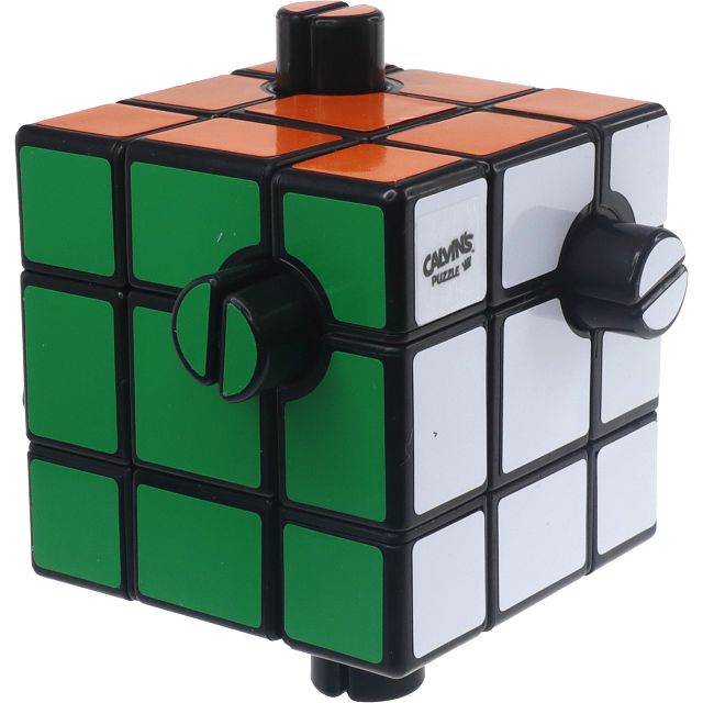 Tim Button Cube (1-Hole, 1/2) - Black Body | Other Rotational Puzzles ...