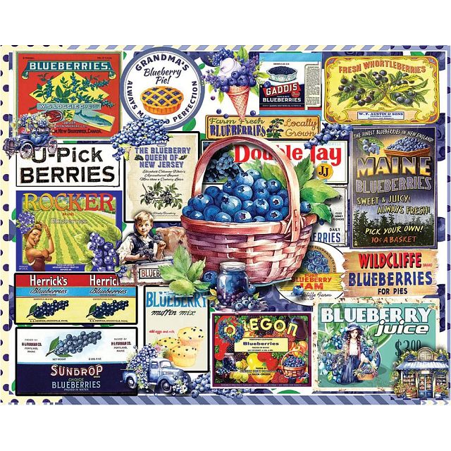 Blueberries | 1000 Pieces | Puzzle Master Inc