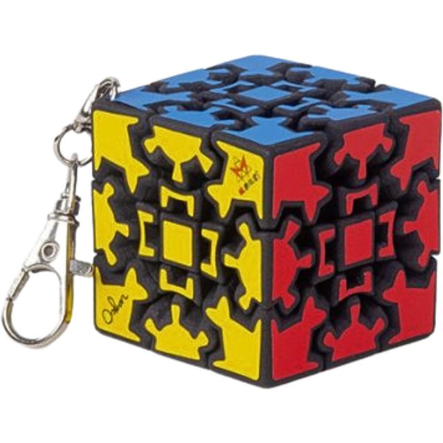 Mini Meffert's Deluxe Keychain Puzzle: Gear Cube | Meffert's Rotational ...