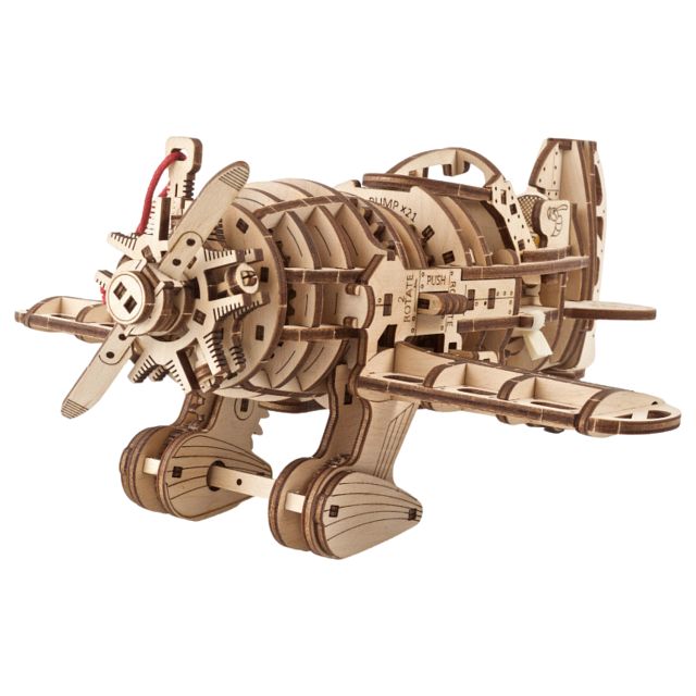 Mechanical Model - Mad Hornet Airplane | Wooden Models & Kits | Puzzle ...