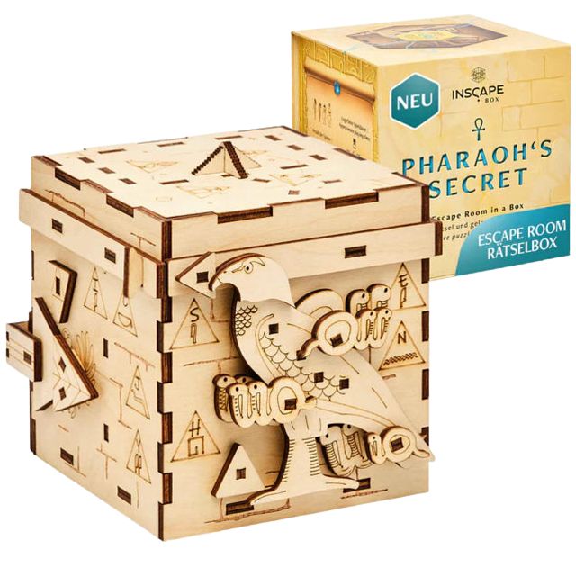 Pharoah's Secret - Escape Room in a Box | Puzzle Boxes / Trick Boxes | Puzzle Master Inc