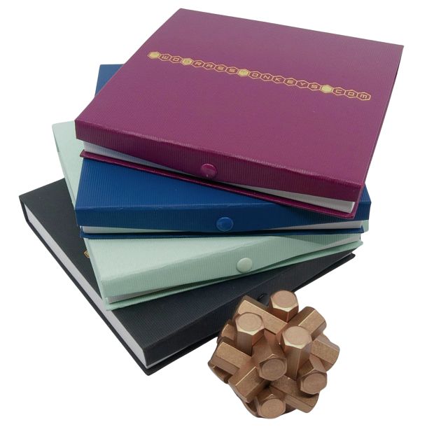 Joy of Hex Puzzle Set - 3 Burr Puzzles + Bonus | More Metal Puzzles ...